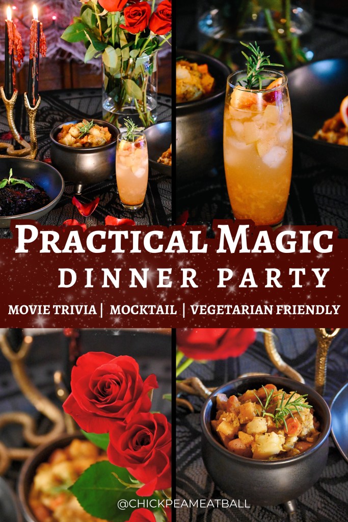 A Practical Magic-Inspired Dinner (vegetarian) - chickpeameatball